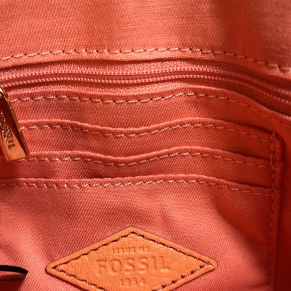 Fossil | Bags | Fossil Shoulder Bag Key Logo Large Inside Two Places ...